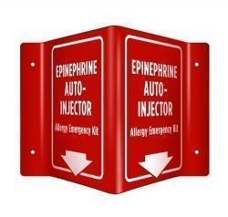 AEK - Illinois Supply Company Epinephrine Sign Auto-injector Sign